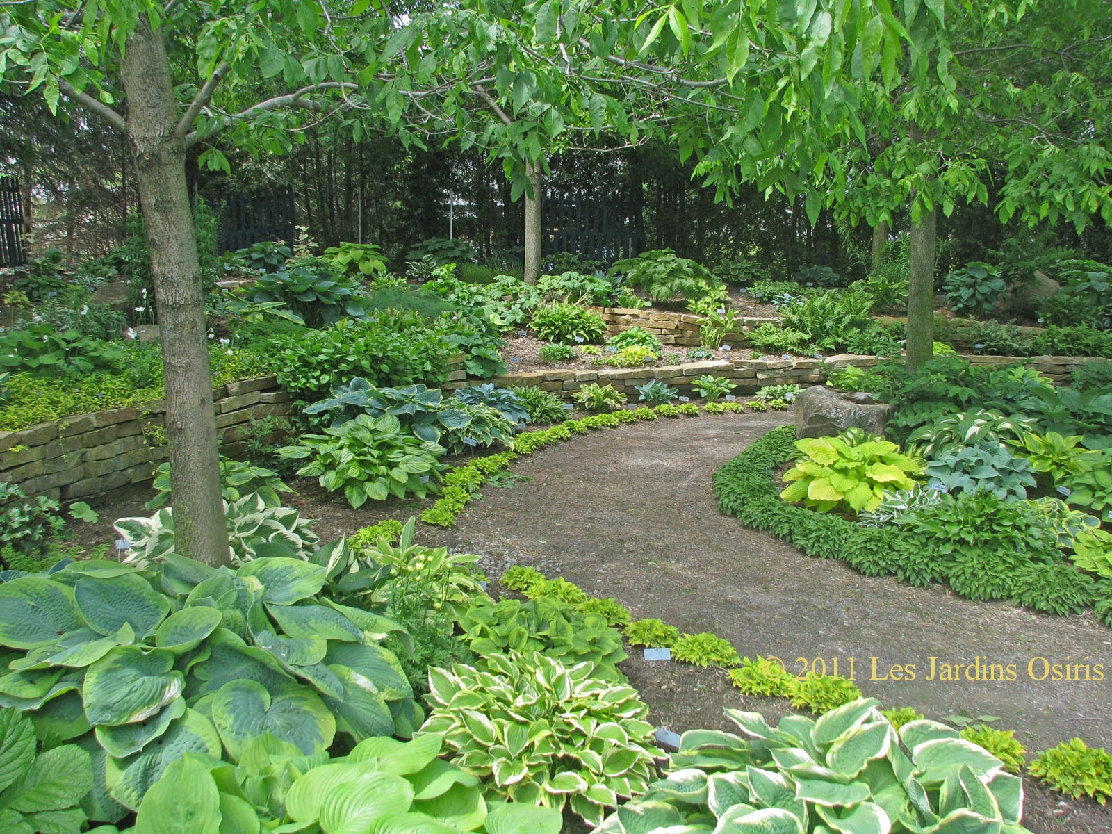 Les jardins Osiris-Jardin de démonstration