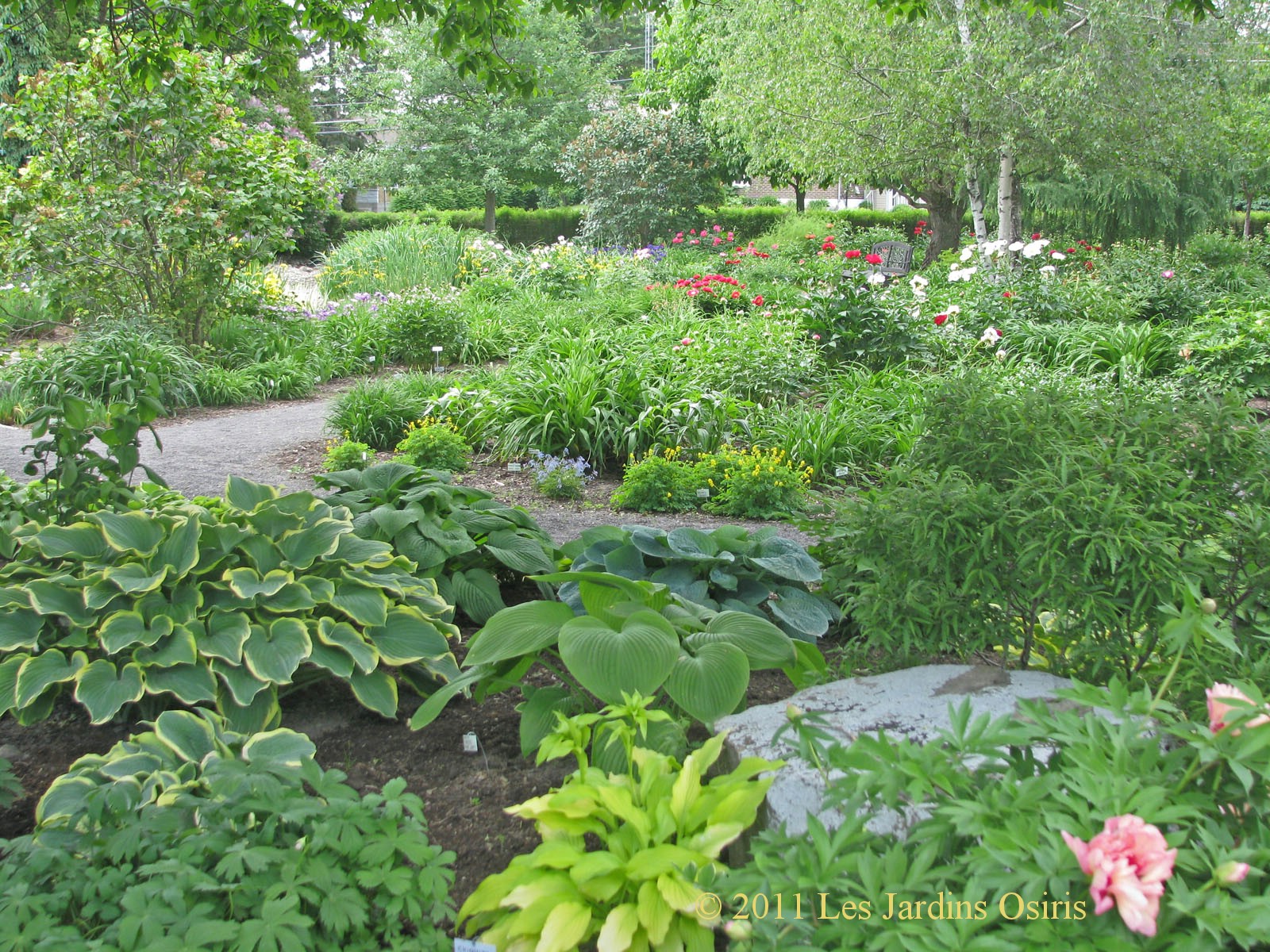 Les jardins Osiris-Jardin de démonstration