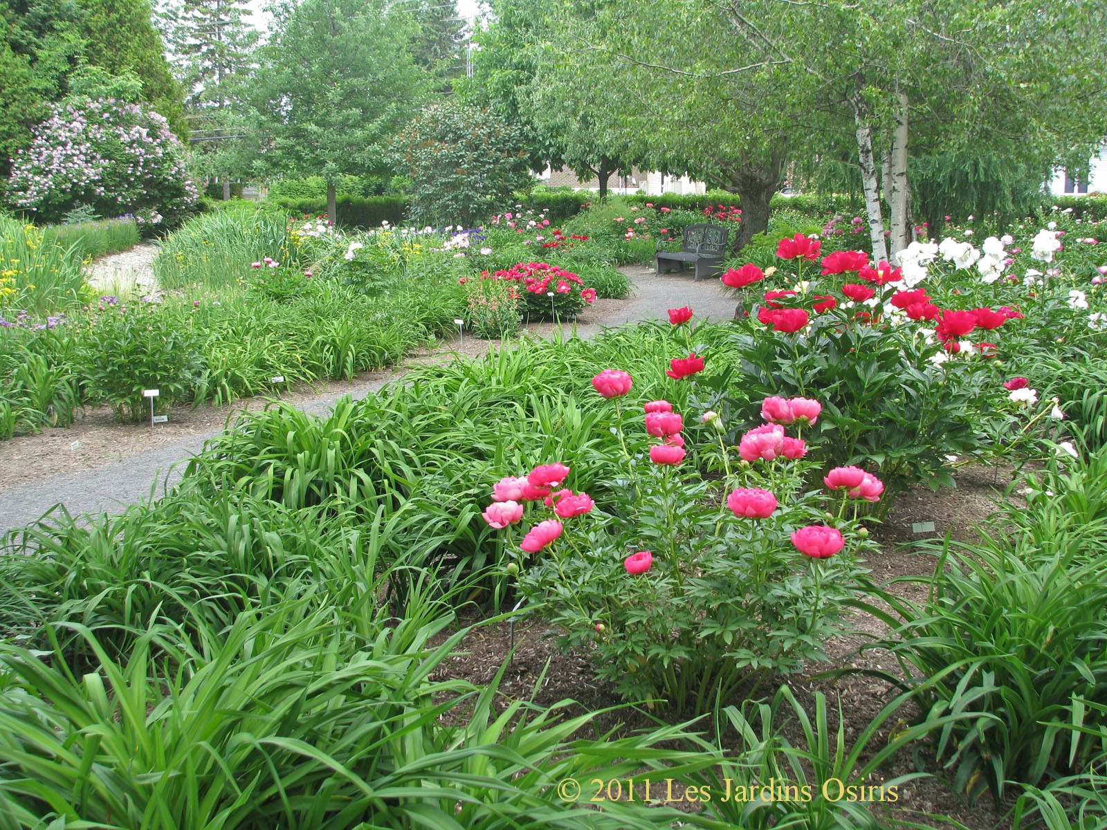 Les jardins Osiris-Jardin de démonstration