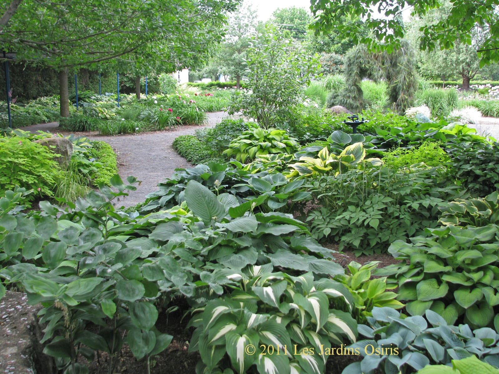 Les jardins Osiris-Jardin de démonstration